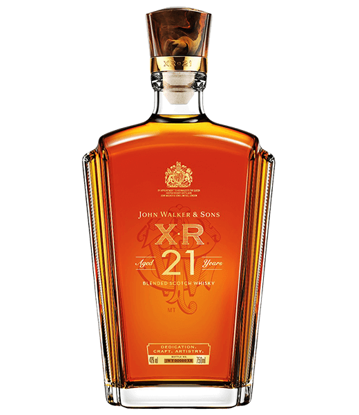 約翰走路XR-21年威士忌(2018年包裝),JOHNNIE WALKER XR 21 YEARS OLD BLENDED SCOTCH WHISKY